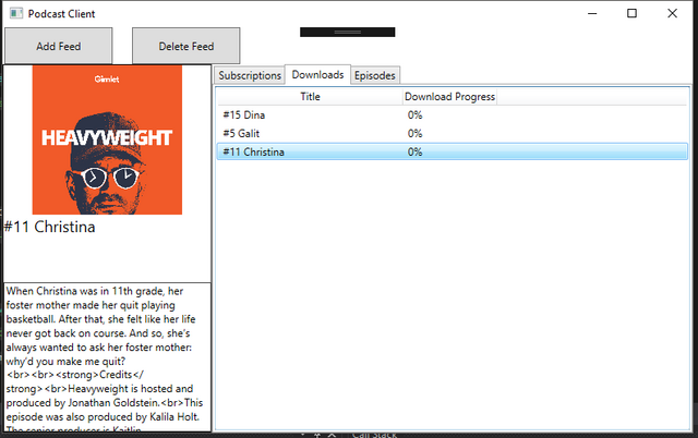 C How To Update The Text In A Listview With The Downloadfileasync Progress Percentage